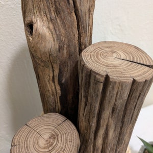 Pair 5 14"driftwood Piling,lake/nautical/coastal Theme Decor,diy Beach ...