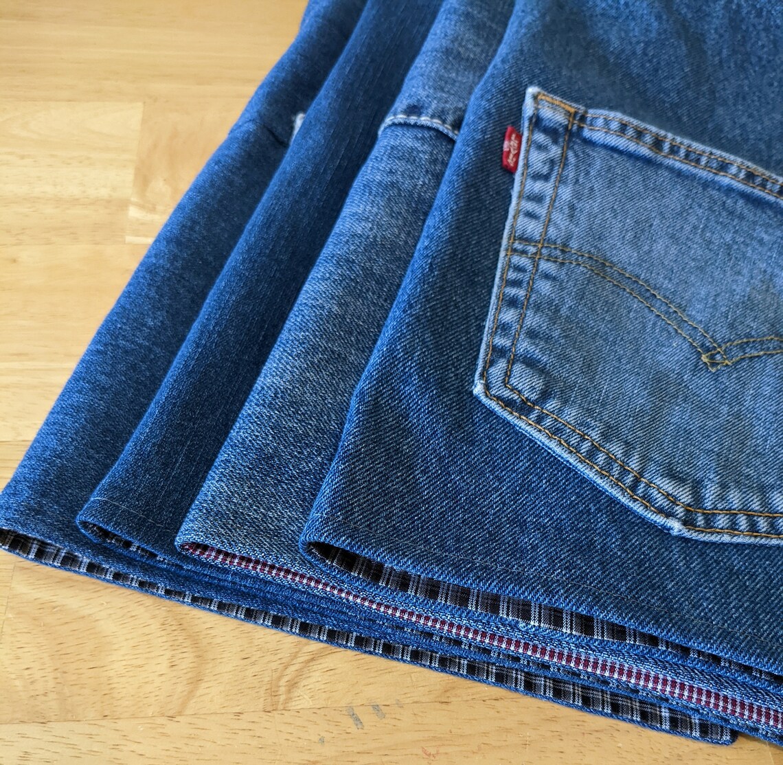 Quilted Denim Placemats, Country Barn Table Decor, Set of 2 - Etsy