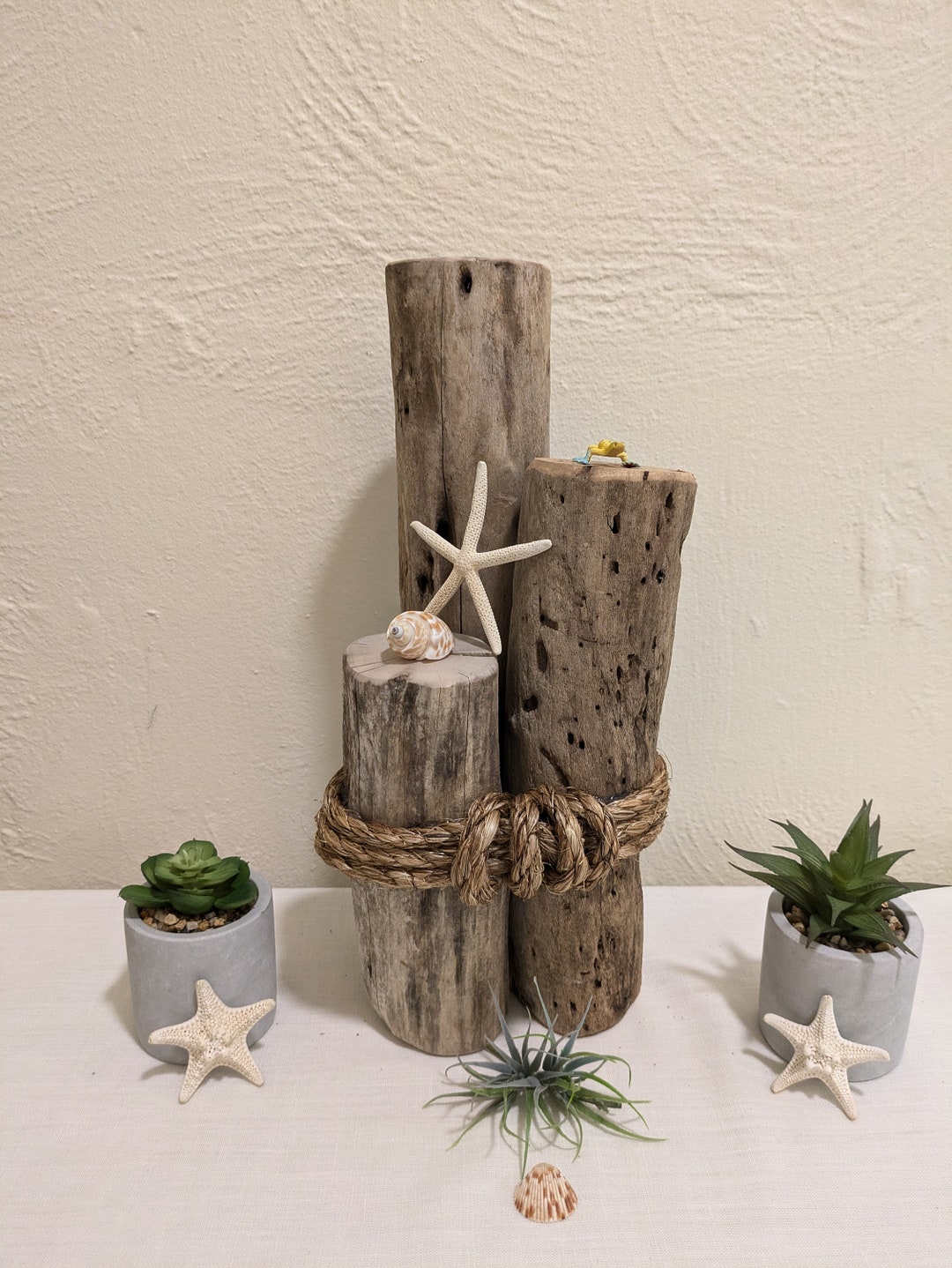 P54 14 Driftwood Piling,nautical/coastal/lake Theme Decor,wedding ...