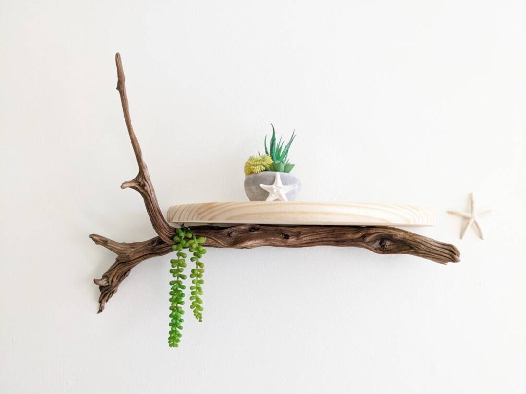 S120 18" Driftwood Floating Shelf,decorative Wood Entry,bathroom,living ...