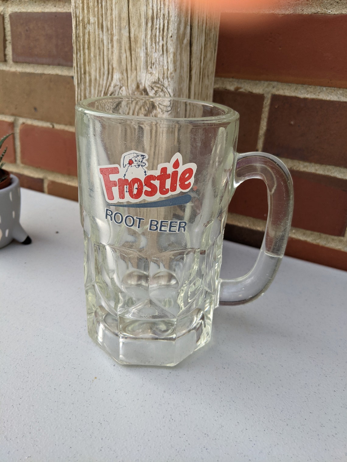 Glass Vintage Root Beer Mug Frosty Heavy Duty Antique Handled Etsy