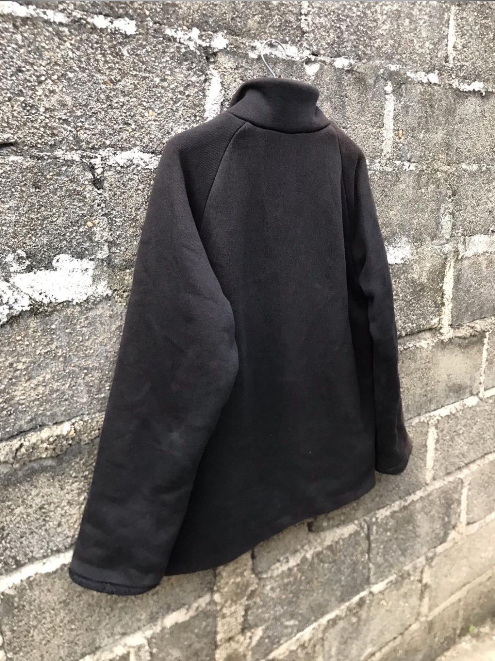 Vintage Blue Blue Japan Indigo Coat – Fleece-lined Sherpa Interior ...