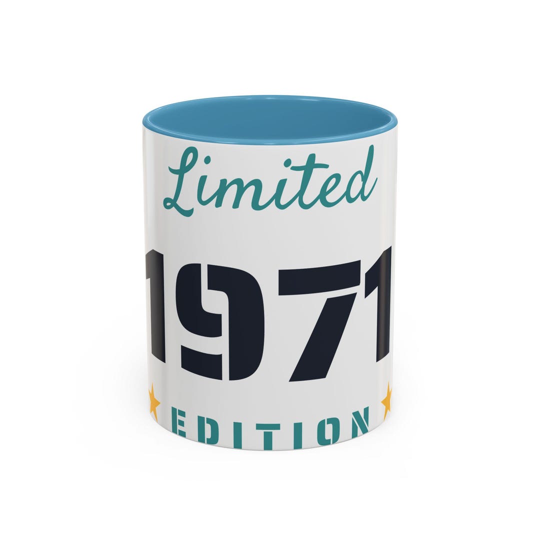Vintage Limited Edition 1971 Coffee Mug, Gift for Coffee Lovers, Retro ...