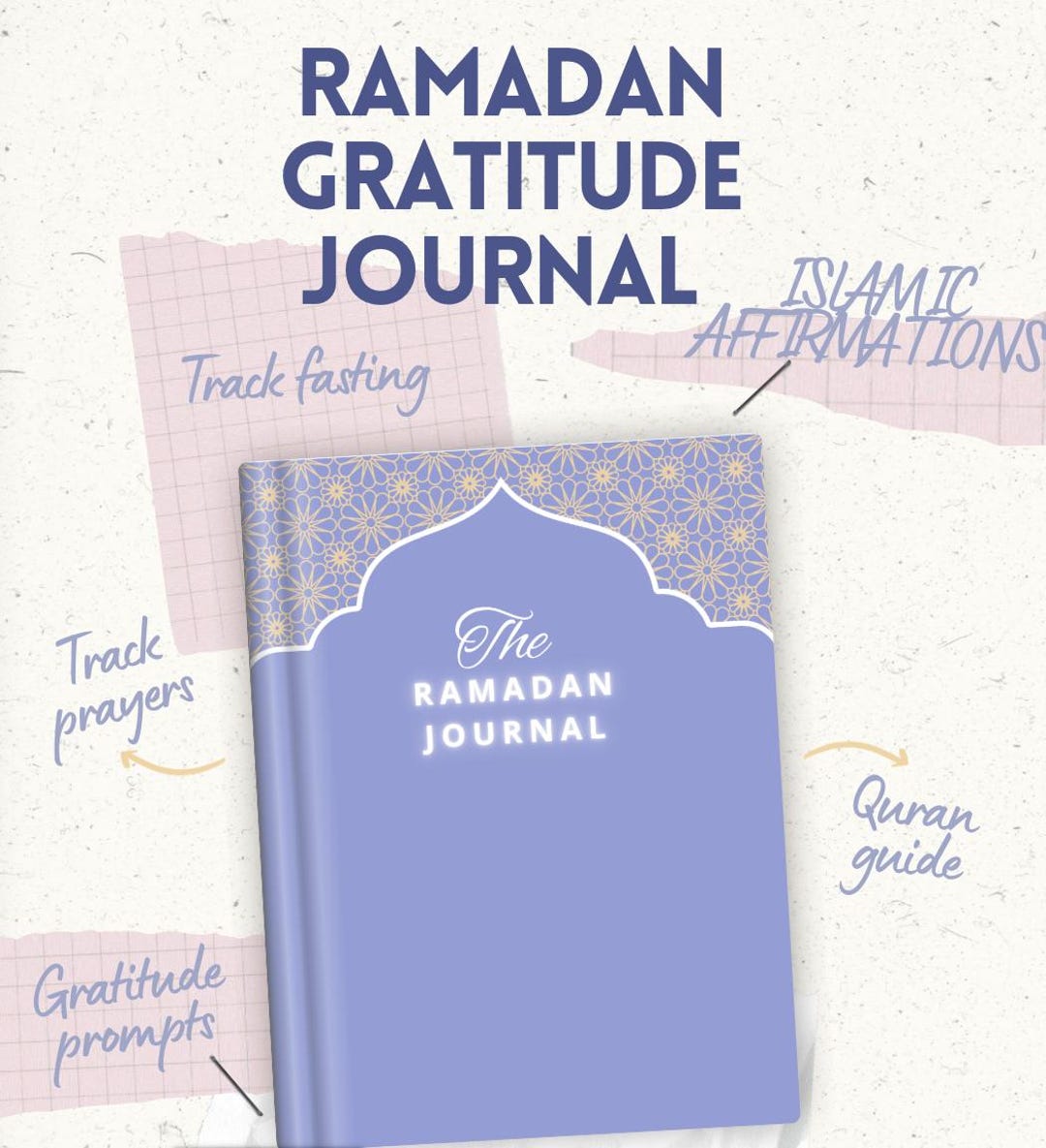 Ramadan Planner Gratitude Journal | Islamic Reflection and Gratitude ...
