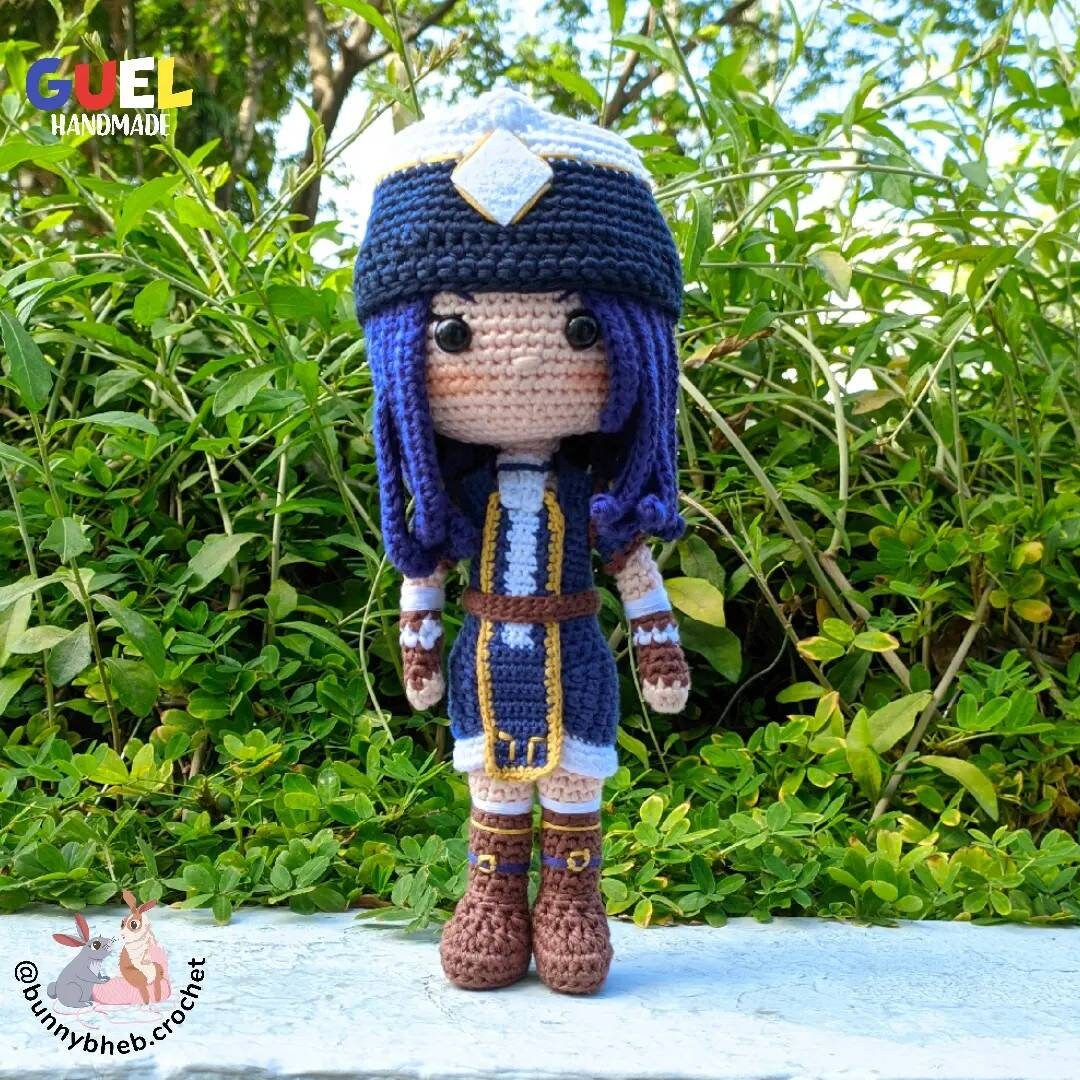 Arcane Jinx Vi Caitlyn Silco Powder Crochet Plush Doll DM to - Etsy ...