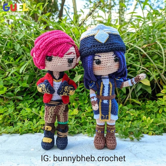 Lol League of Legends Inspired Crochet Plush Toy Doll message First Kaisa Jinx Diana Ahri Xayah Senna Etc. READ ITEM DETAILS Etsy UK