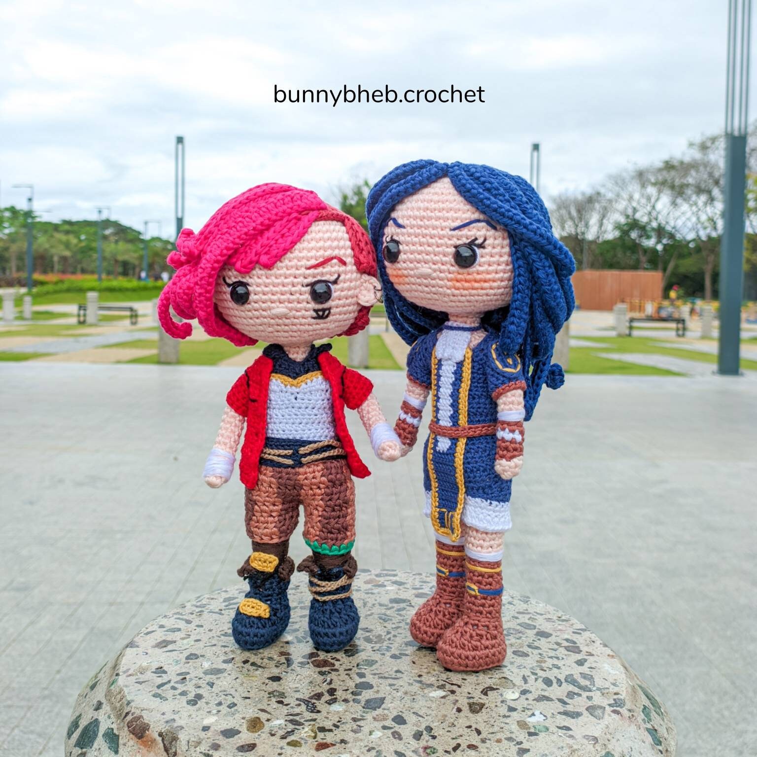 Arcane Jinx Vi Caitlyn Silco Powder Ekko Crochet Plush Doll - Etsy Sweden