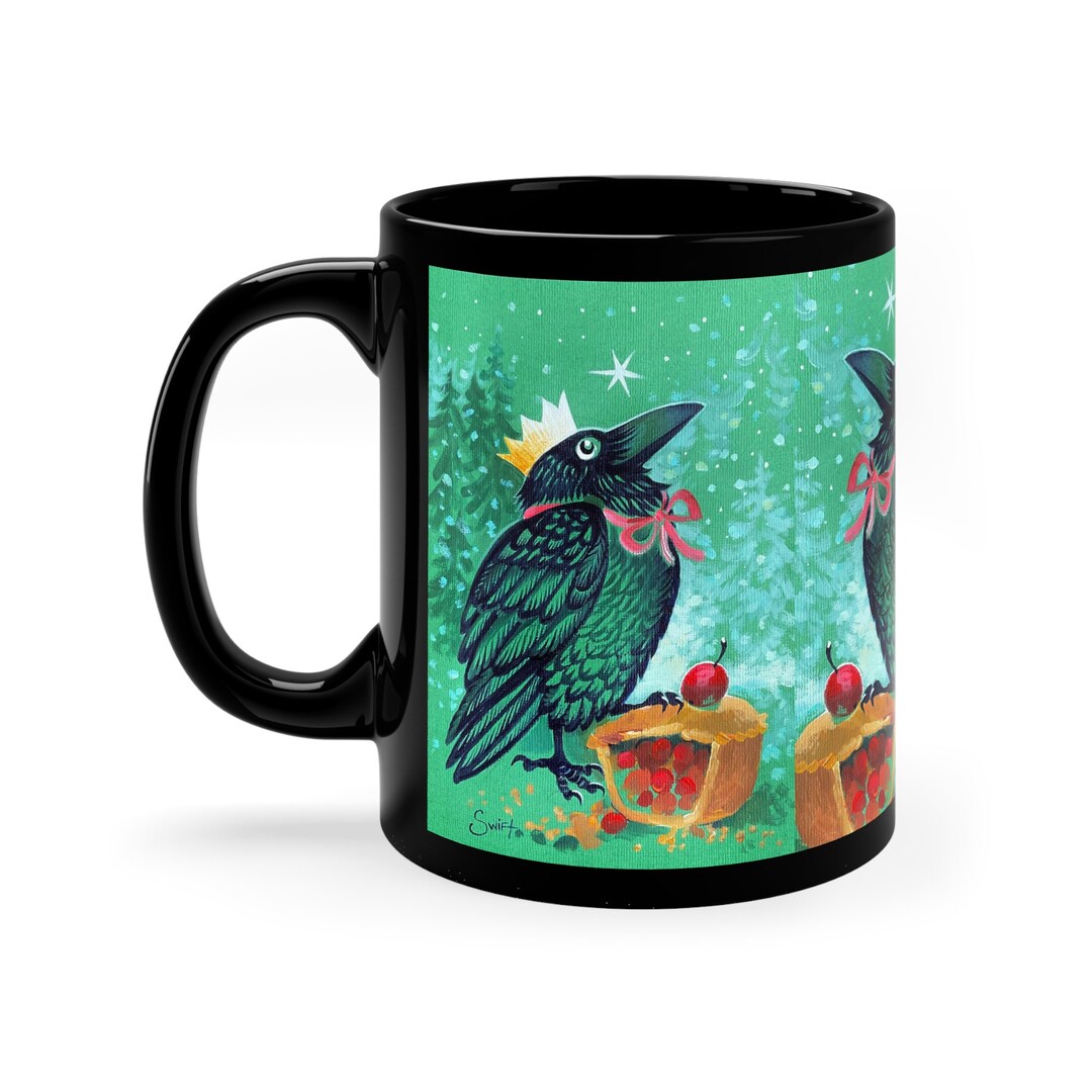 Epiphany, Raven Mug, Follow the Star, Inspirational Mug, Raven Art by ...