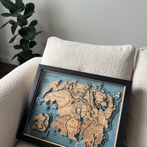 3D Imperial Realm Wood Map Free Express Shipping - Etsy
