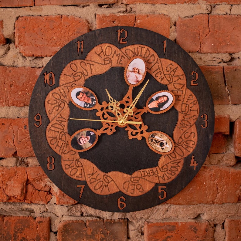 Magical Family Clock - Etsy