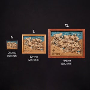 Northern Lands 3D Wood Map - Etsy