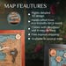 3d WOODEN ACOTAR MAP in Natural Color - Custom Map of Prythian Acotar ...