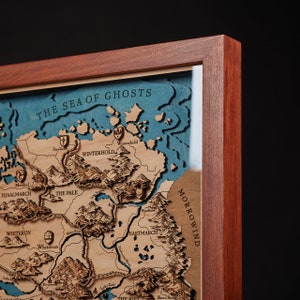 Northern Lands 3D Wood Map - Etsy