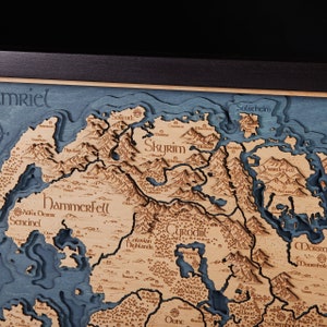 3D Imperial Realm Wood Map Free Express Shipping - Etsy