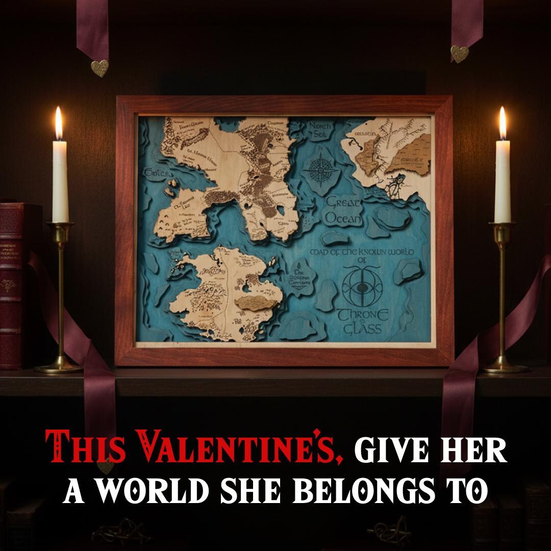 Wooden 3D Map of the Kingdoms of Shadows - Personalized Tog-inspired ...