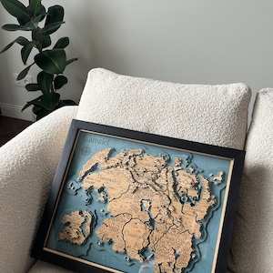Wooden 3D Imperial Realm Map - Etsy UK