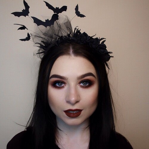 Bat Headband Bat Fascinator Halloween Headband Accessories - Etsy