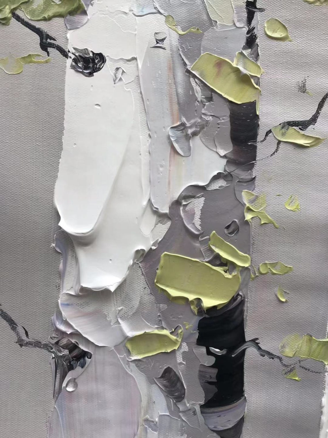 Birch Tree Forest Canvas Wall Art Decor abstract Birch Tree - Etsy