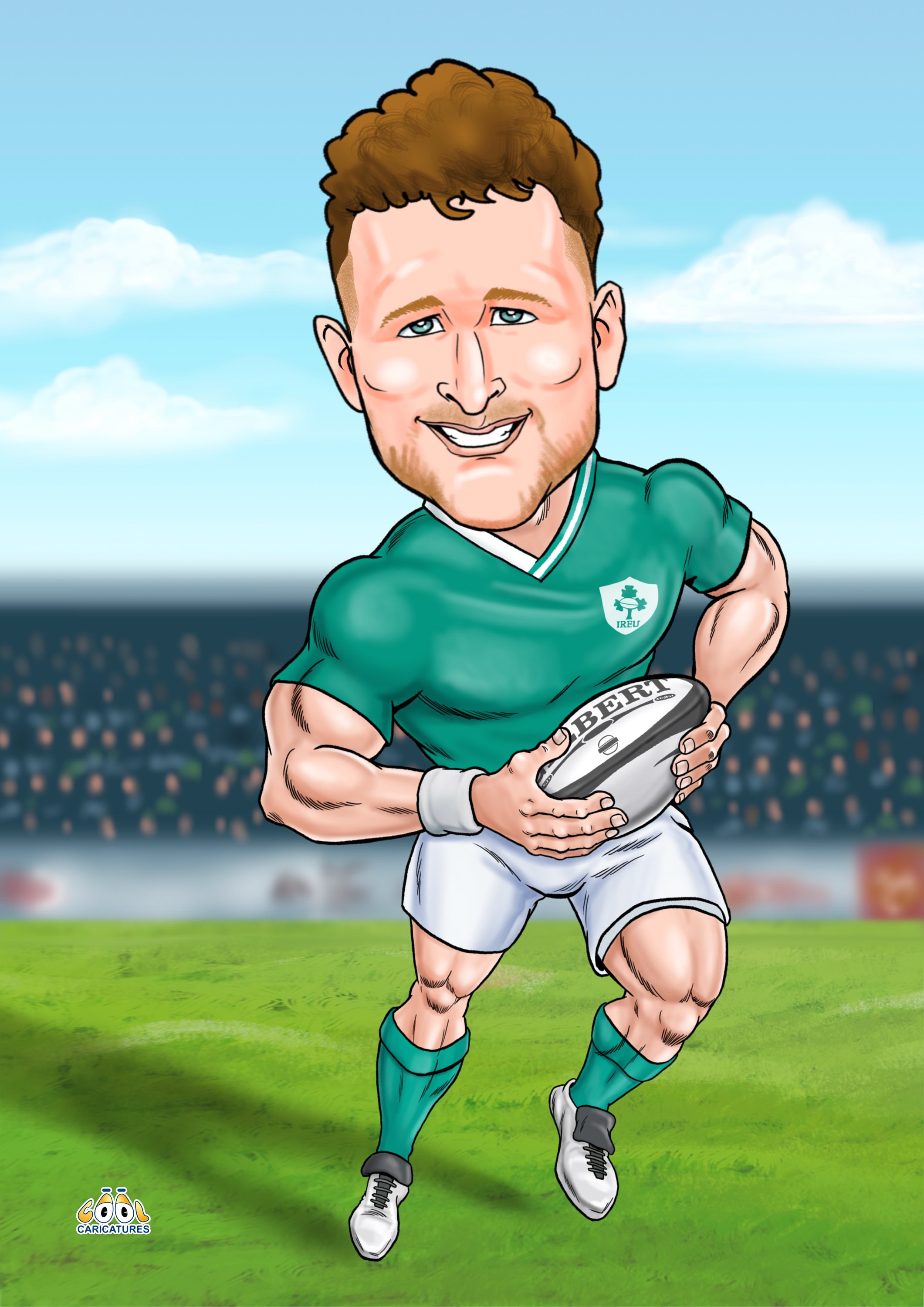 All Blacks Rugby Caricature Poster to Print Cartoon Portrait | Etsy