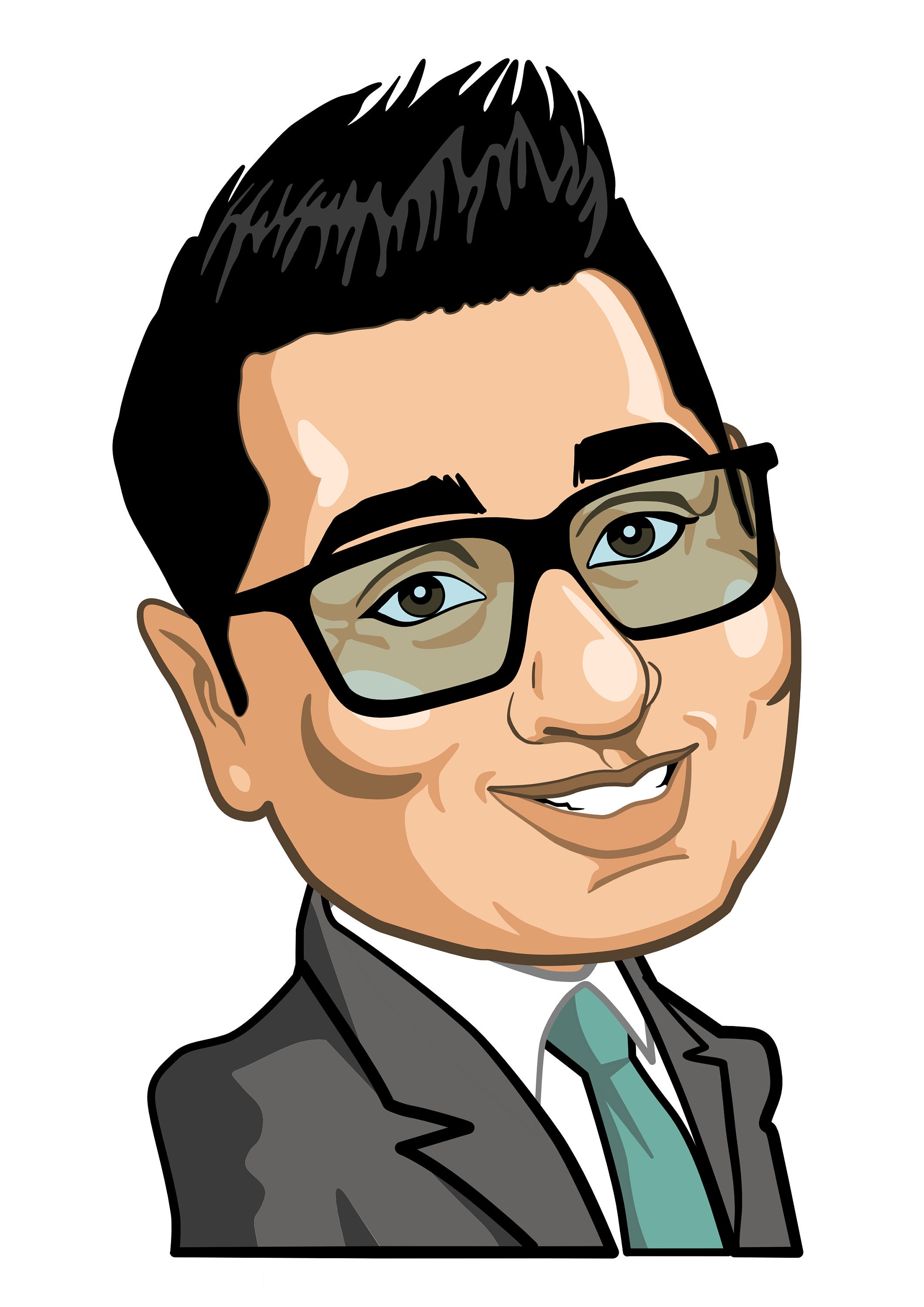 Cartoon Illustration Real Estate Logo Personal Branding Logo Realtor ...