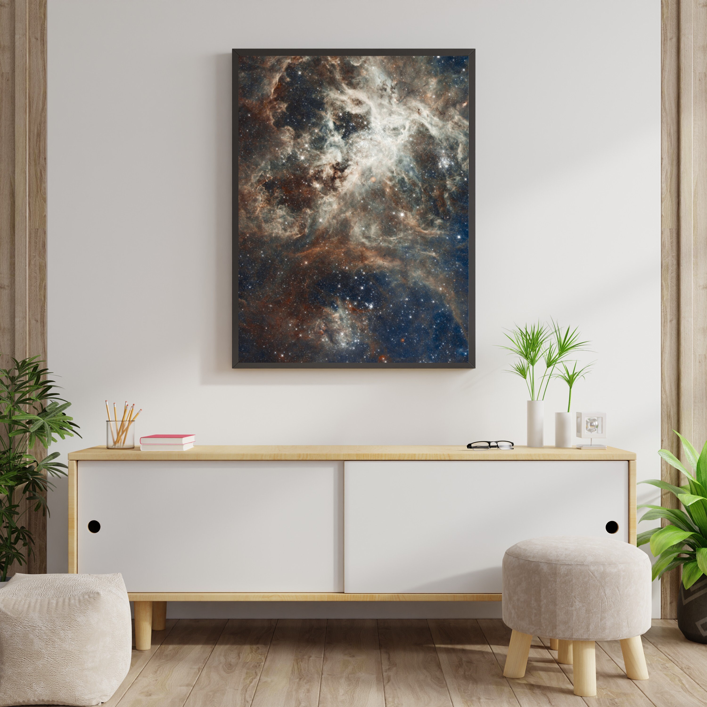 Space Poster, Space Art, Galaxy Decor, Nebula Home Decor, Astronomy ...