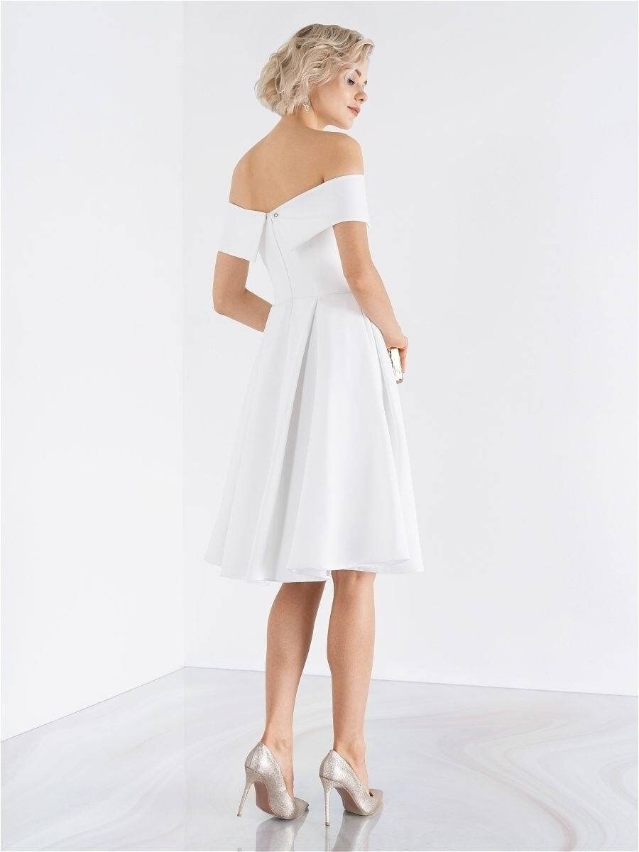 Short Wedding Dress Simple Wedding Dress Tea Length Wedding - Etsy