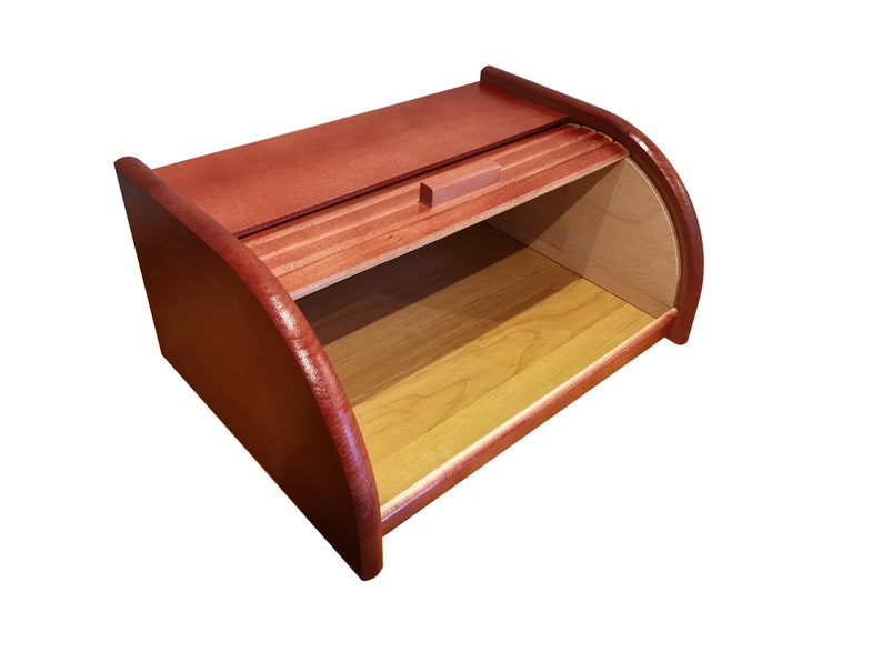 Large Bread Box Brown Bread Bin From Wood Simply Modern - Etsy