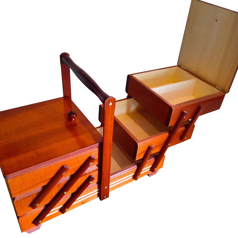 Wood Sewing Box - Etsy