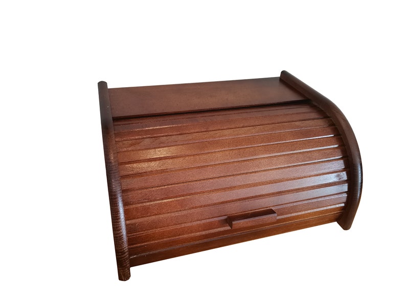 Brown Bread Box Wooden Breadbox Bread Bin Kitchen | Etsy