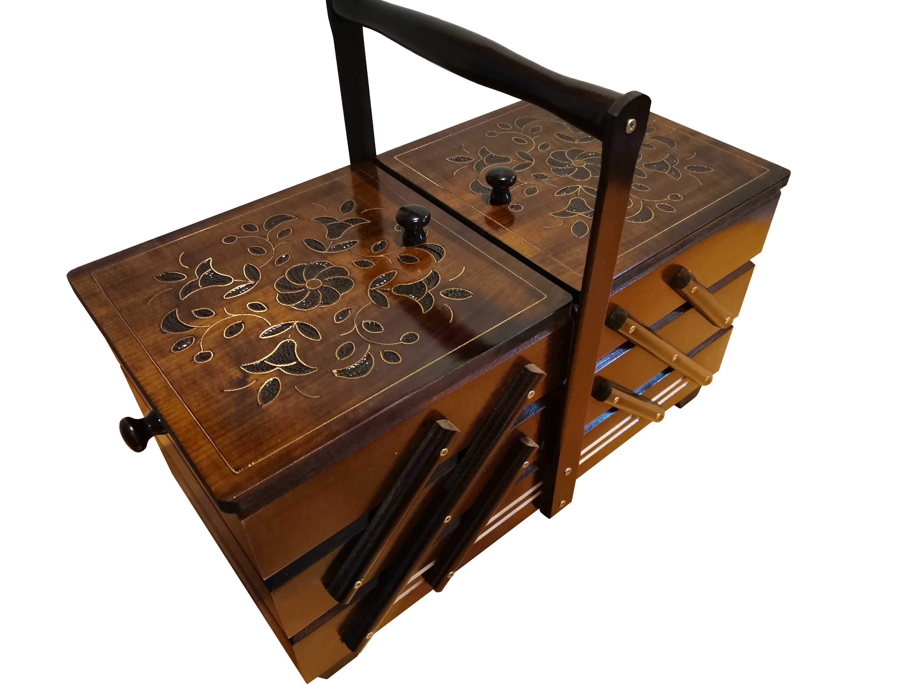 Fold Out Box for Sewing Kit Ornamental Storage Box for - Etsy