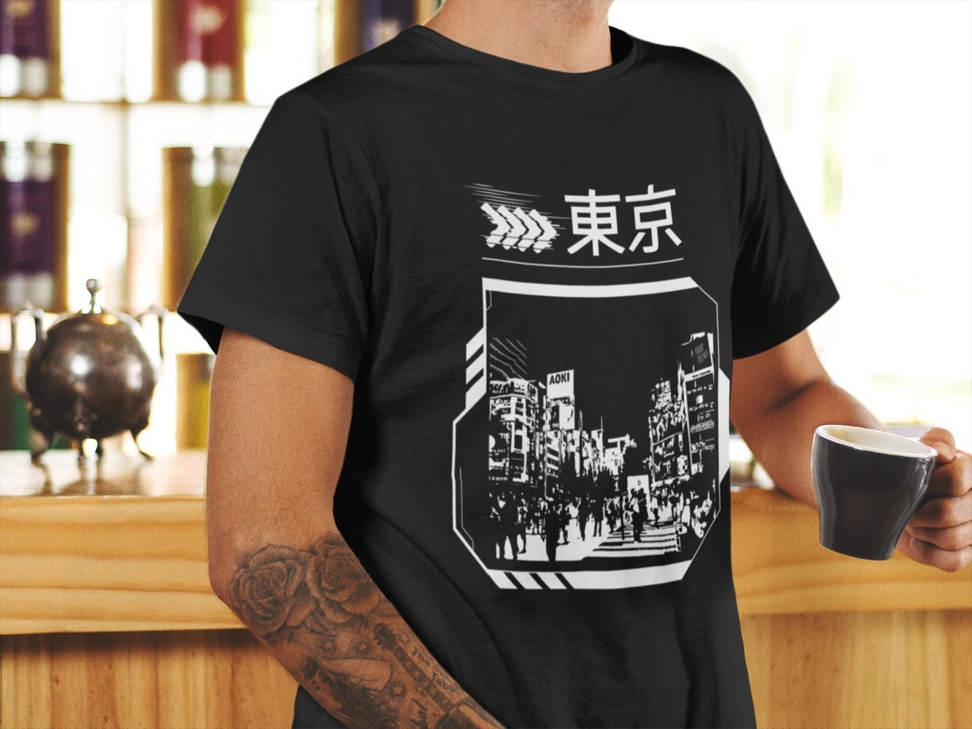 Tokyo Futuristic Japanese Calligraphy Clothing Techwear Cyberpunk ...
