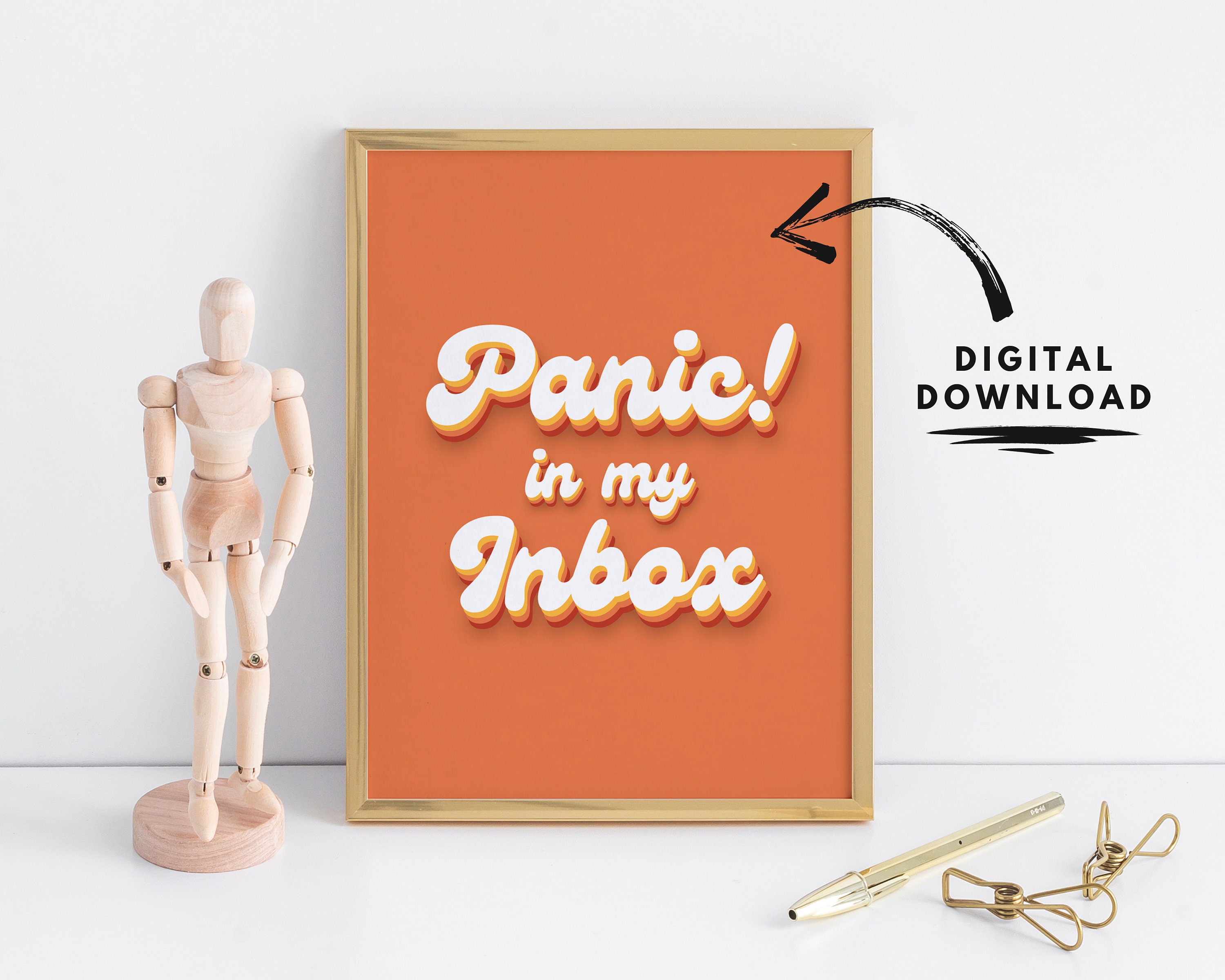 Funny Home Office Sign Panic In My Inbox Email Decor Simple Etsy funny-home-office-sign-panic-in-my-inbox-email-decor-simple-etsy