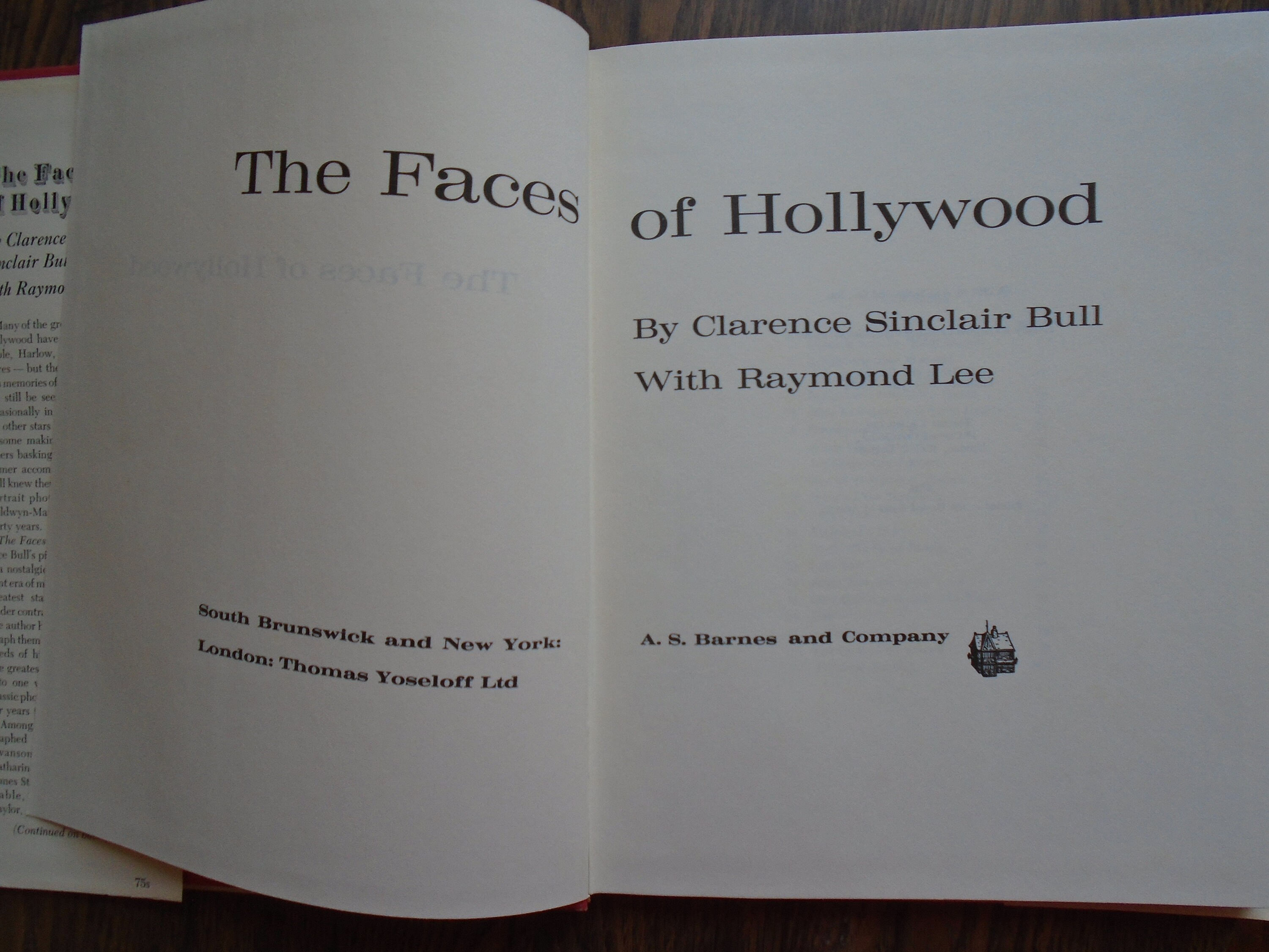 The Faces of Hollywood by Clarence Bull and Raymond Lee Portraits of ...