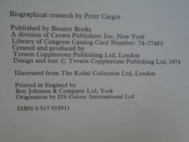 50 Super Stars, John Kobal, A Trewin Cobblestone Production, Bounty ...