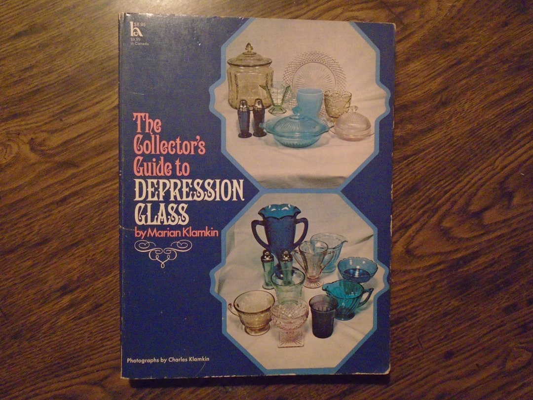 The Collector's Guide to Depression Glass by Marian Klamkin, 1973 - Etsy