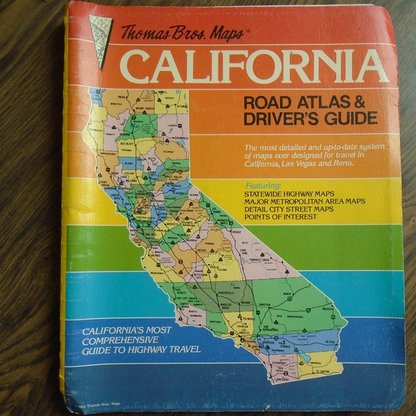 Road Atlas - Etsy