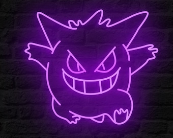 Led Sign Gengar - Etsy