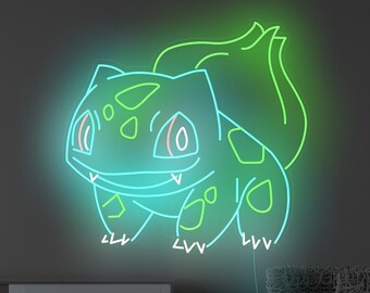 Bulbasaur Neon Sign - Etsy UK