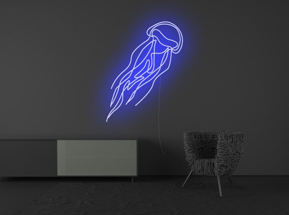 Wall Décor Neon light sign for wall Neon sign Neon wall decor Ocean ...