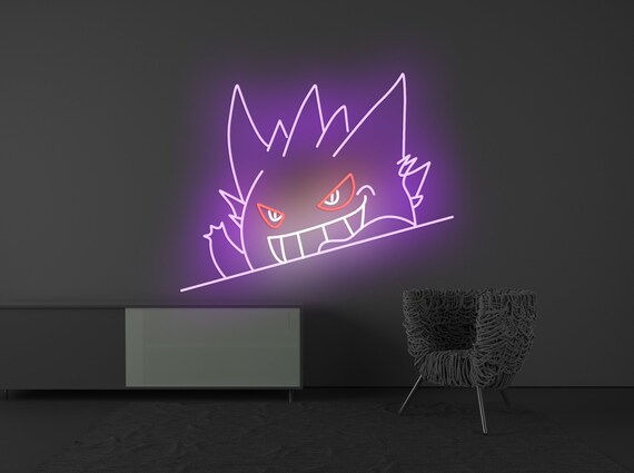 Home & Living Lighting Gengar Fan Gift Night Light Lamp Home Decor Game ...