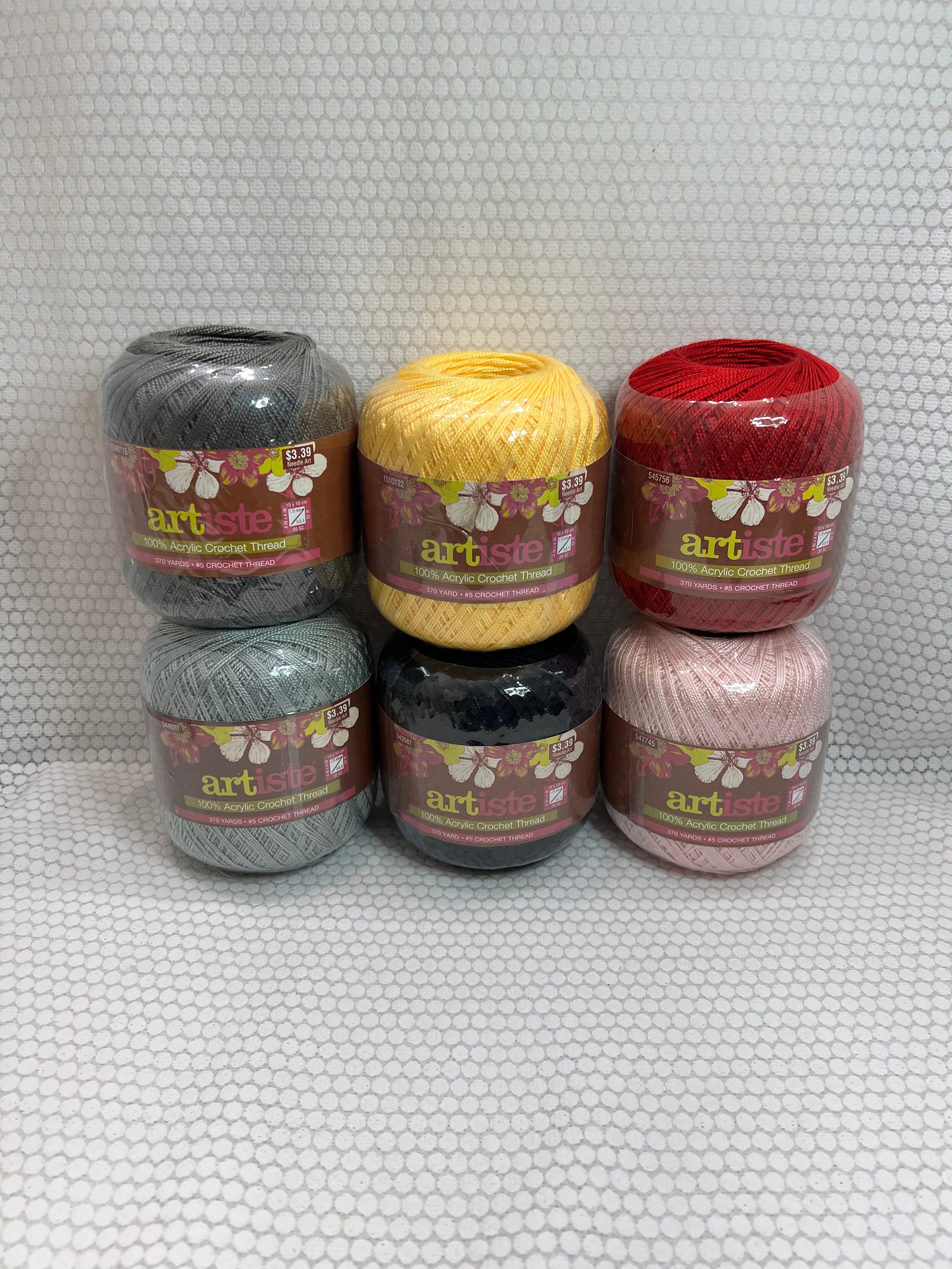 Acrylic Crochet Thread - Etsy