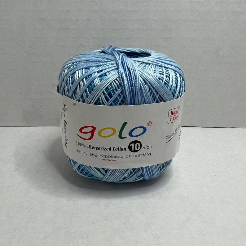 Golo Variegated Cotton Crochet Thread Size 10 250 Yds - Etsy