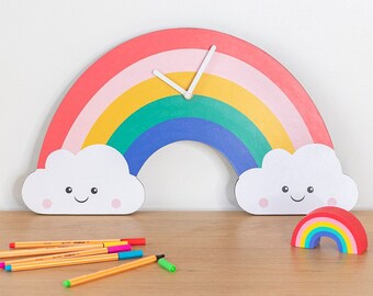 Rainbow Alarm Clock - Etsy UK