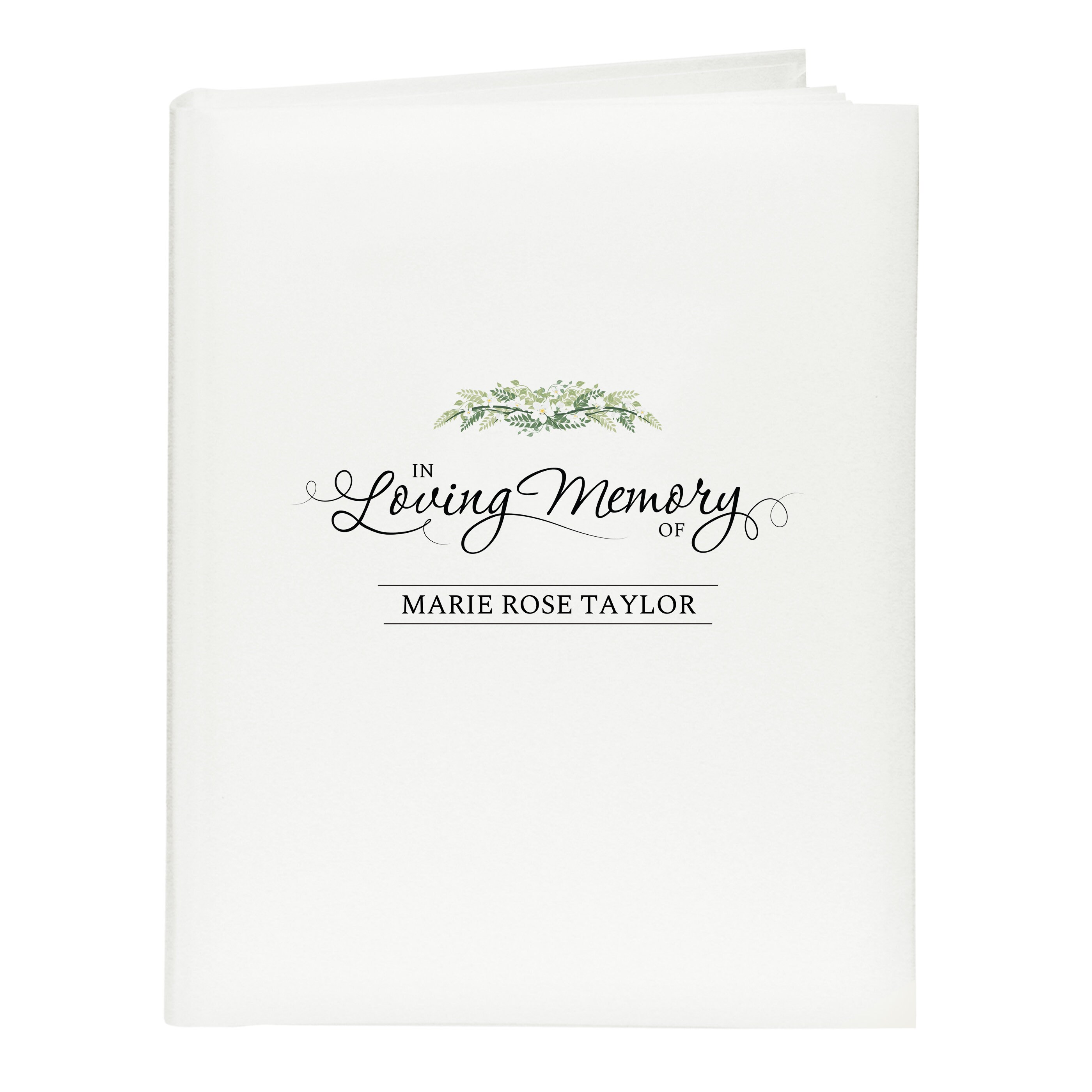 Personalised Memorial in Loving Memory Traditional Album Book - Etsy UK