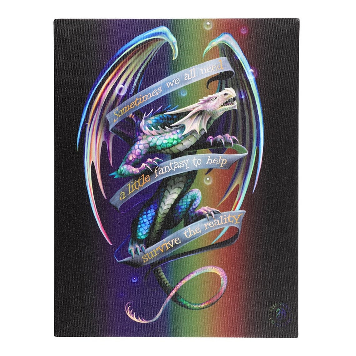 Anne Stokes Art Wall Art Canvas Wall Plaque Ascendence Design - Etsy UK