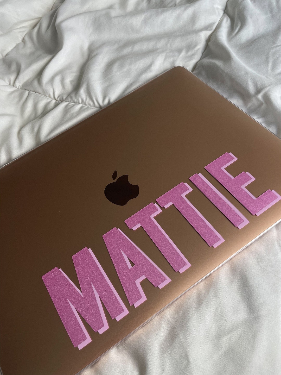 Personalized Shadow Block Letter Name Decal, Custom Shadow Name Decal ...