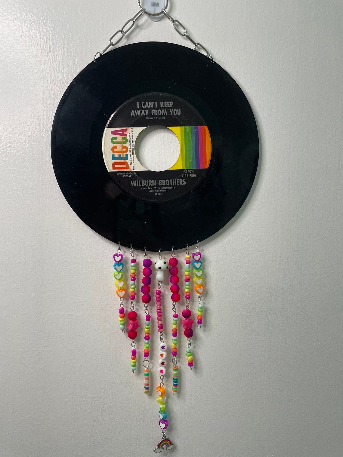 Recycled Vinyl Wall Decoration - Etsy