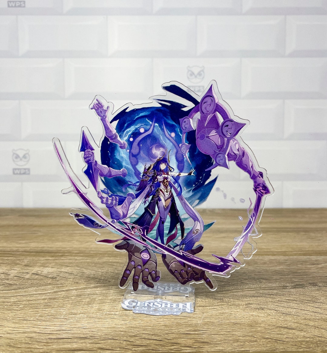 Genshin Impact Acrylic Stand Figure Raiden Shogun - Etsy