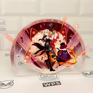Genshin Impact Acrylic Stand Figure - Lyney, Rosaria, Mika, Noelle ...
