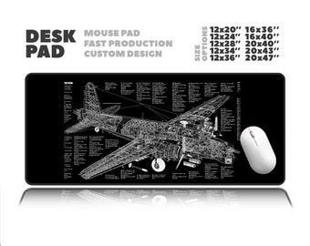 Aircraft Desk Pad - Etsy